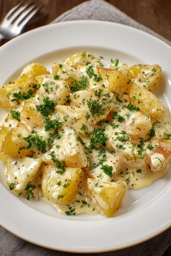 Creamy Garlic Sauce Potatoes – ChiefWok