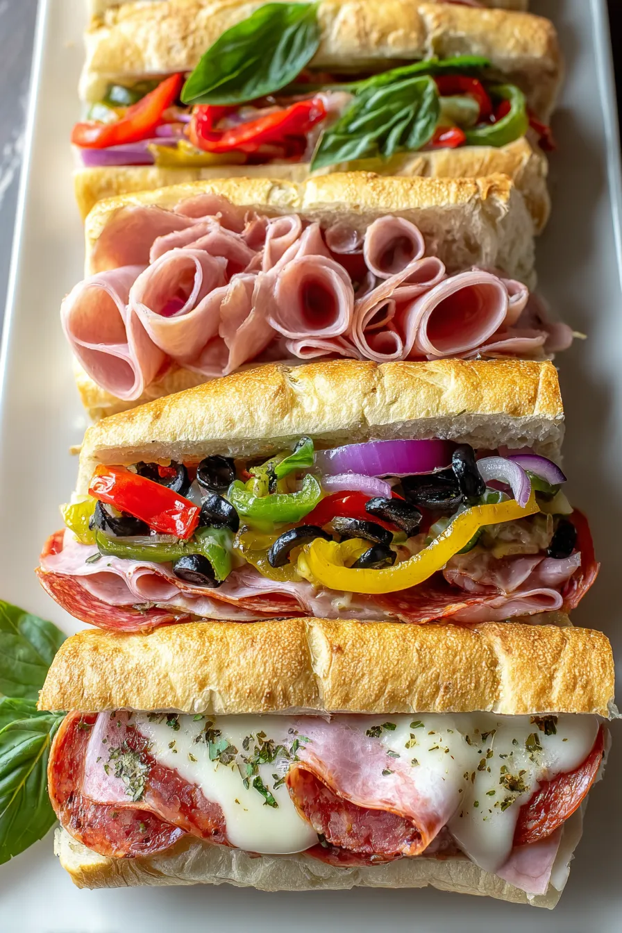 Baked Italian Sub Sandwiches – ChiefWok